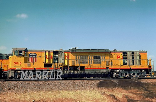 RR Print-UNION PACIFIC UP 5013 U-50C at North Platte Ne 8/20/1976 | eBay