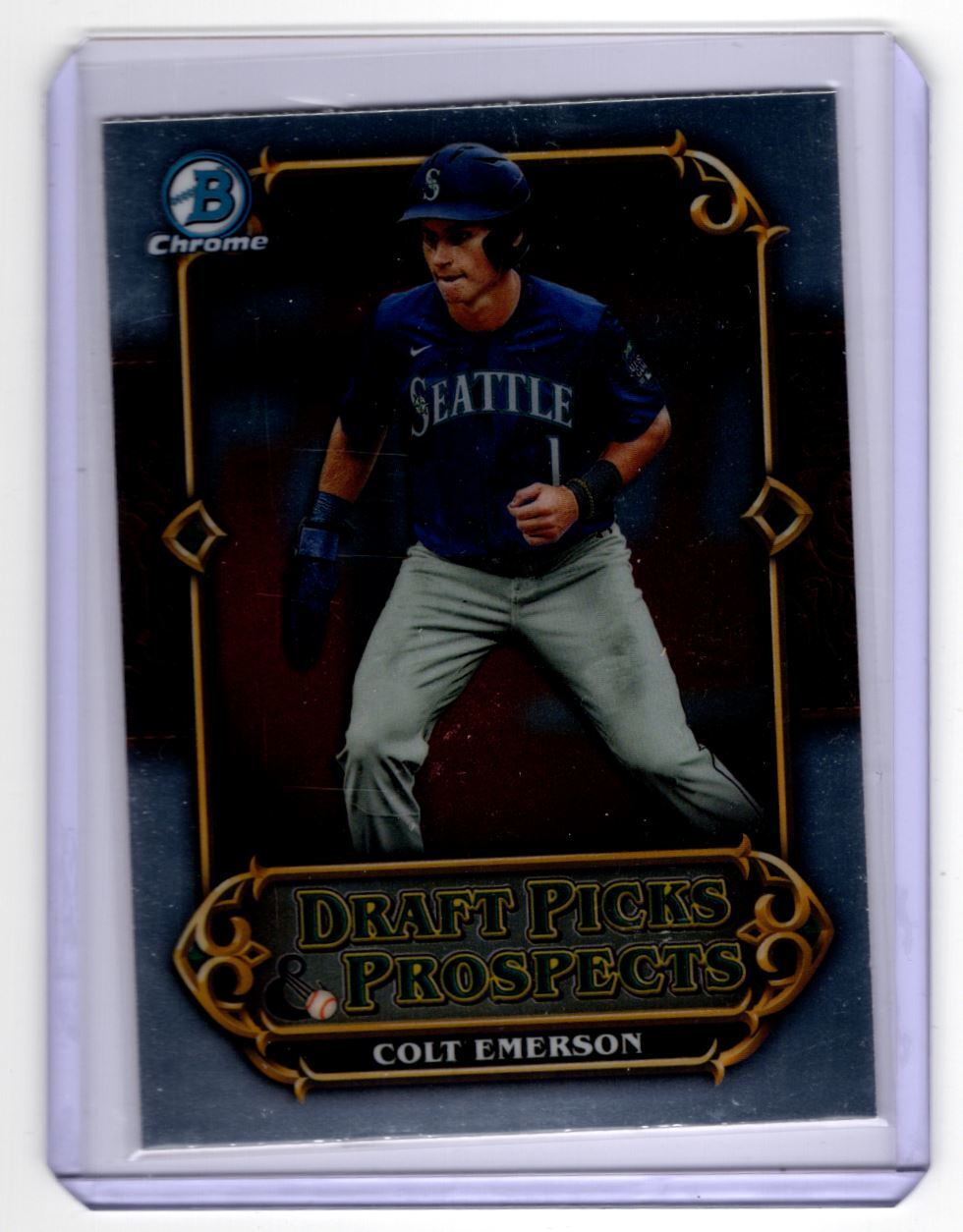 2023 Bowman Draft Picks and Prospects Colt Emerson Rookie Seattle ...