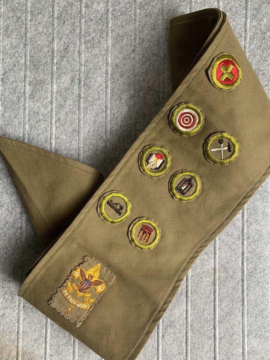 Boy Scout Merit Badge Sash