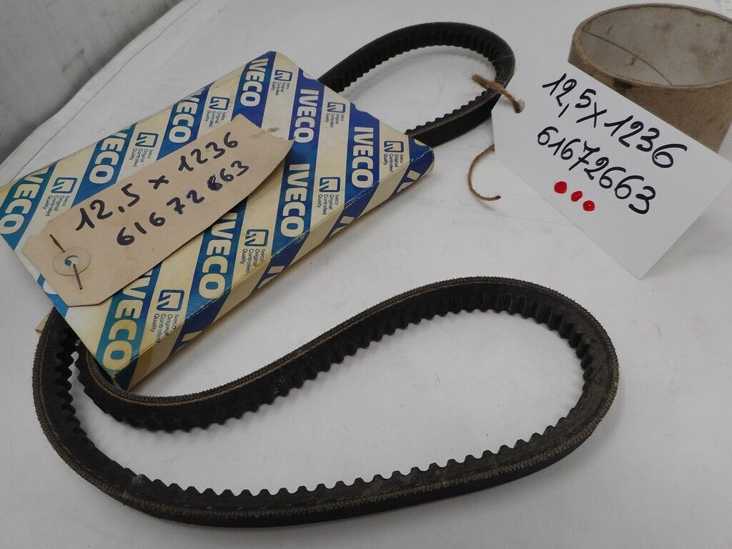 Engine cooling fan V-belt for Fiat Iveco Ø 12.5x1236 mm | eBay