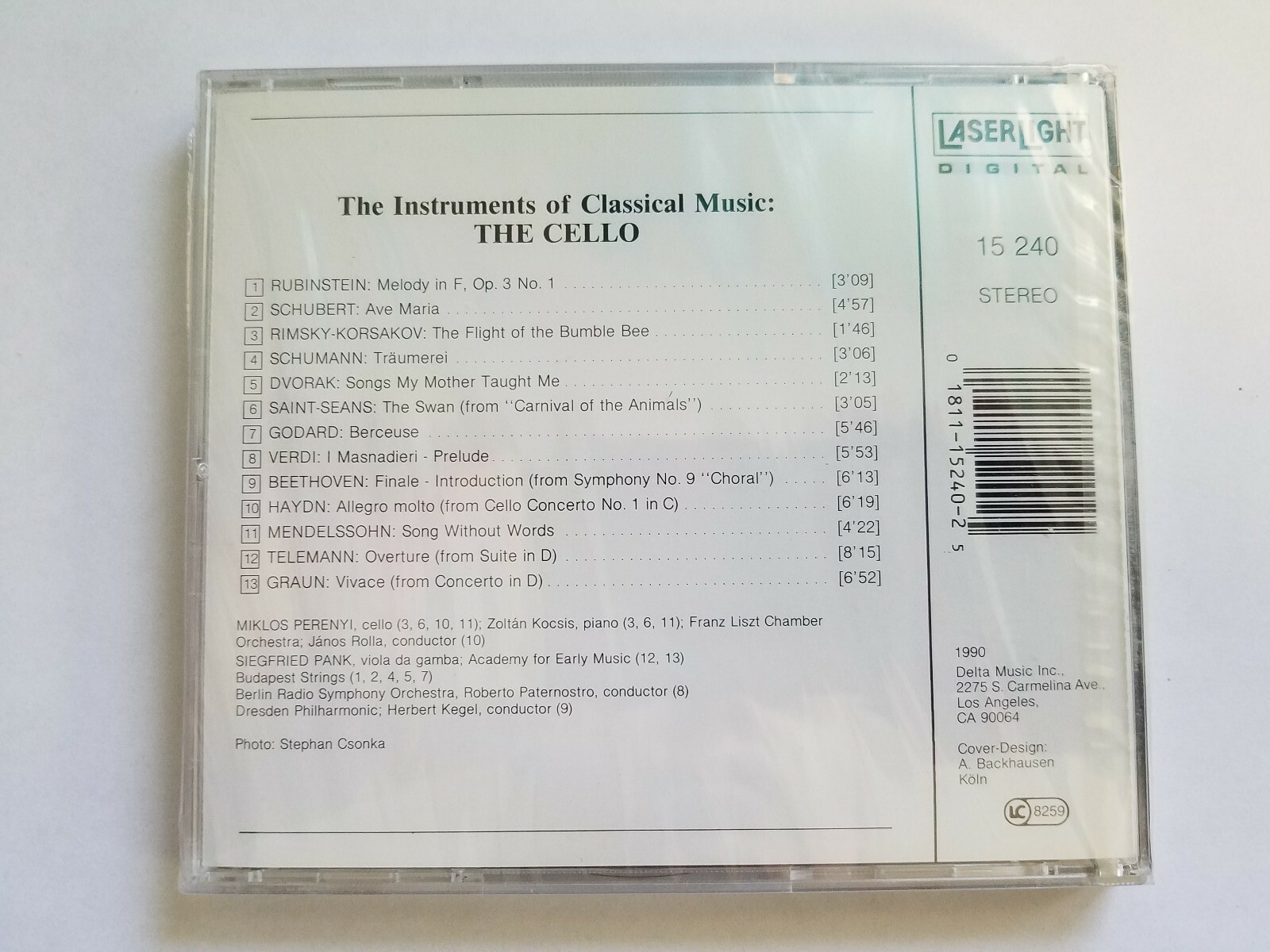 The Instruments of Classical Music, Vol. 6: The Cello (CD, Jun-1990 ...