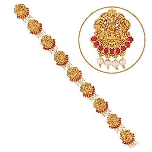 Indian traditional Gold Plated Antique Finish Jada Hair choti for Women ...