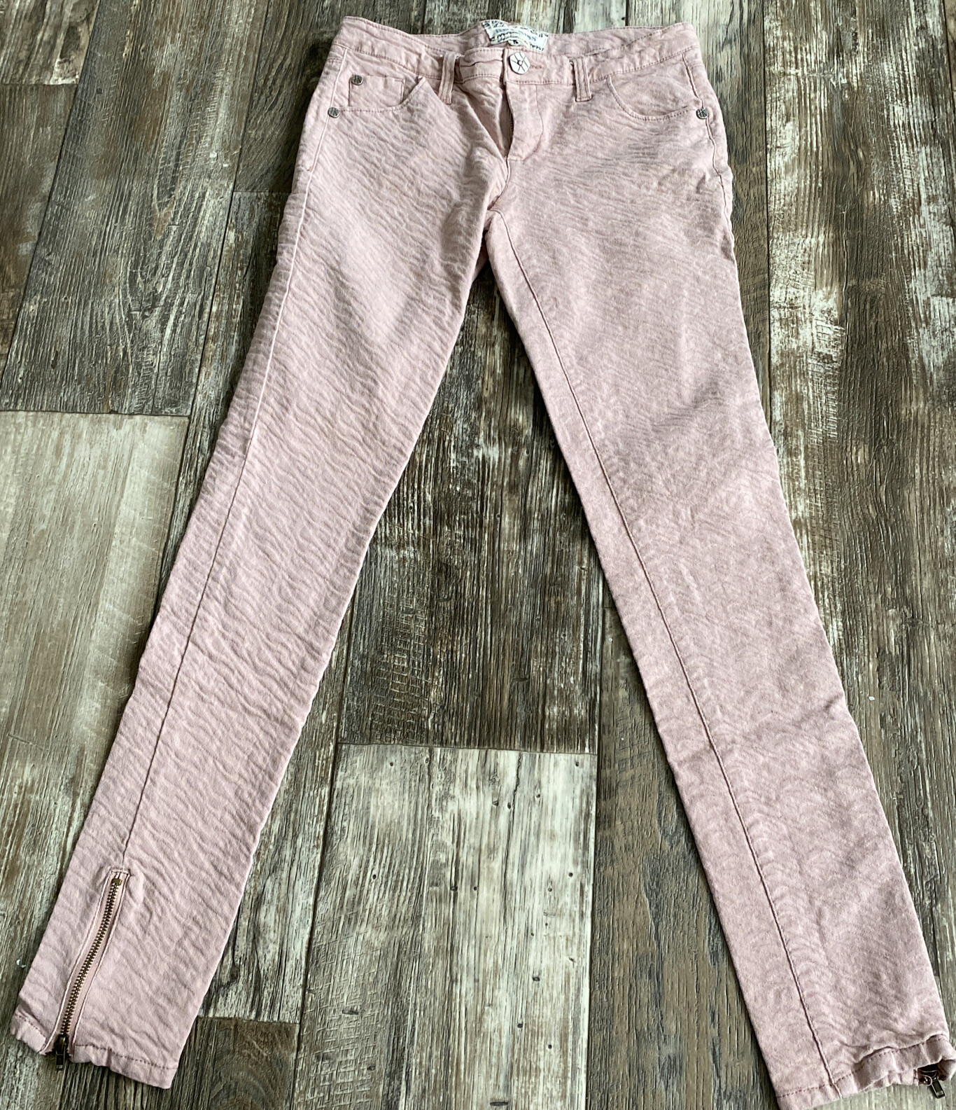 Hot Kiss Super Skinny Womens Light Pink Jeans Low Ris… - Gem