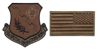 193rd Special Operations Wing OCP Multicam Spice Brown and Reverse Flag Patches | eBay