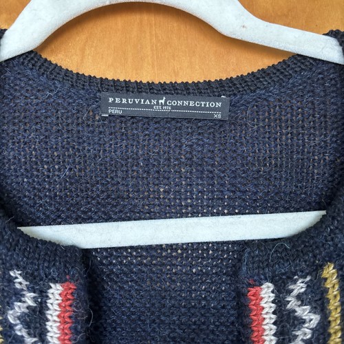 195 New PERUVIAN CONNECTION Grey Long Sweater Coat Alpaca Cardigan ...