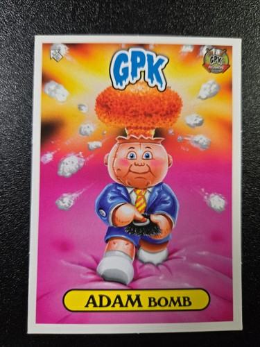 Adam Bomb GPK Plushers Garbage Pail Kids Card | eBay