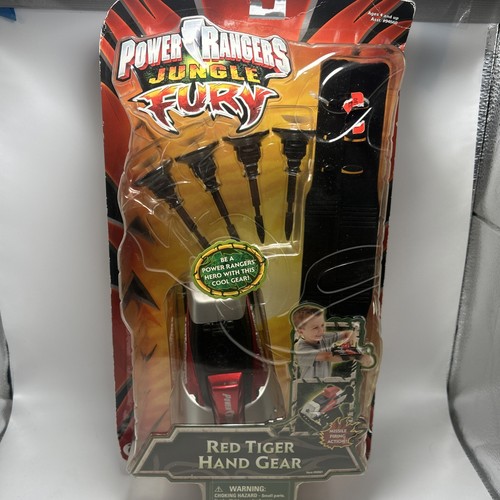 Power Rangers Jungle Fury Red Tiger Hand Gear Dart Gun Works New | eBay