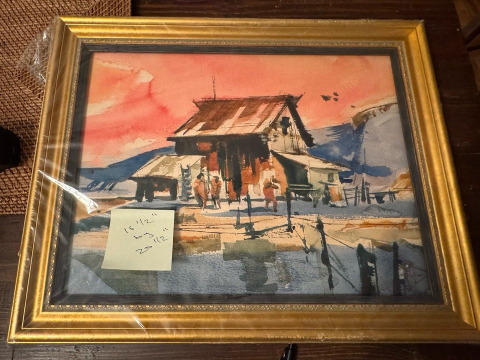 Eustace Paul Ziegler Original Watercolor - Alaska - Vintage - Hunting ...