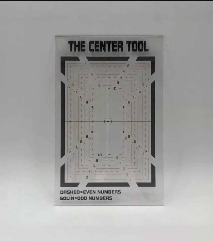 NEW Card Grading / Centering card tool & Instructions. PSA / BGS / TCG ...