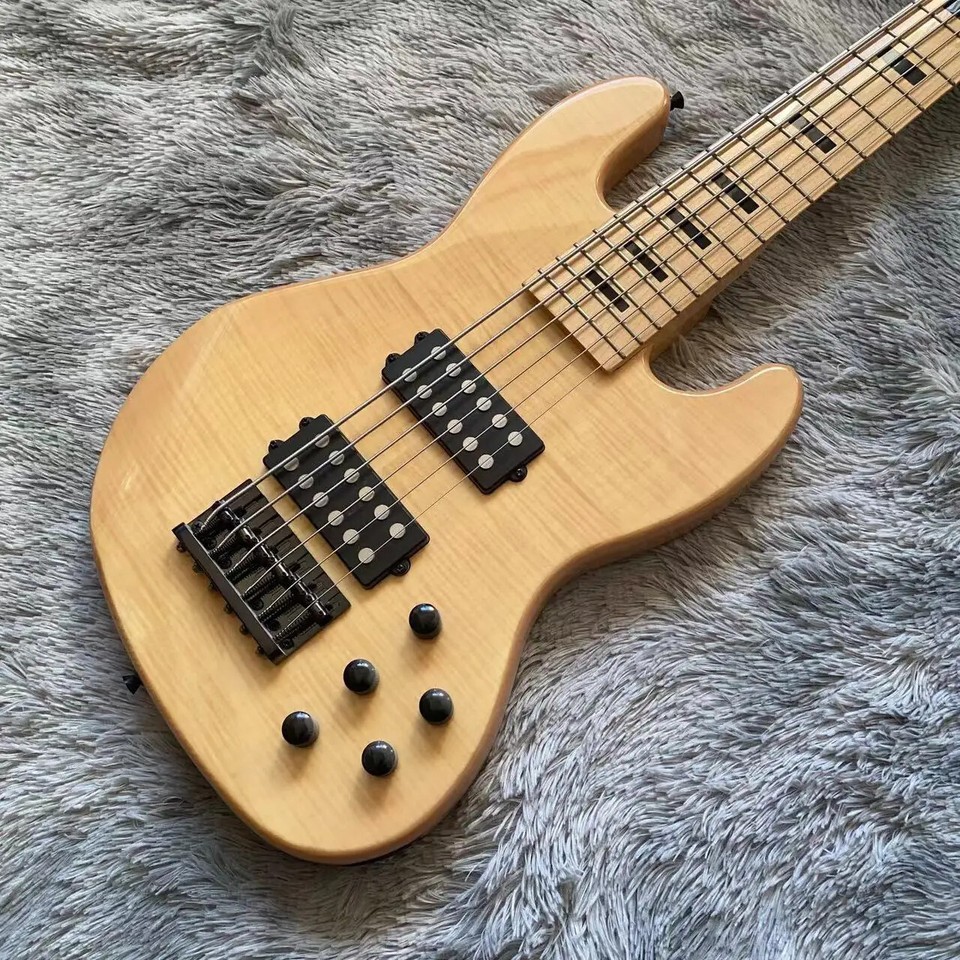 Factory Customized Six String Electric Bass Bass Guitar with A Top ...
