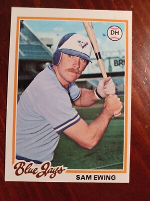 SAM EWING 1978 Topps # 344 baseball card TORONTO BLUE JAYS 78 | eBay