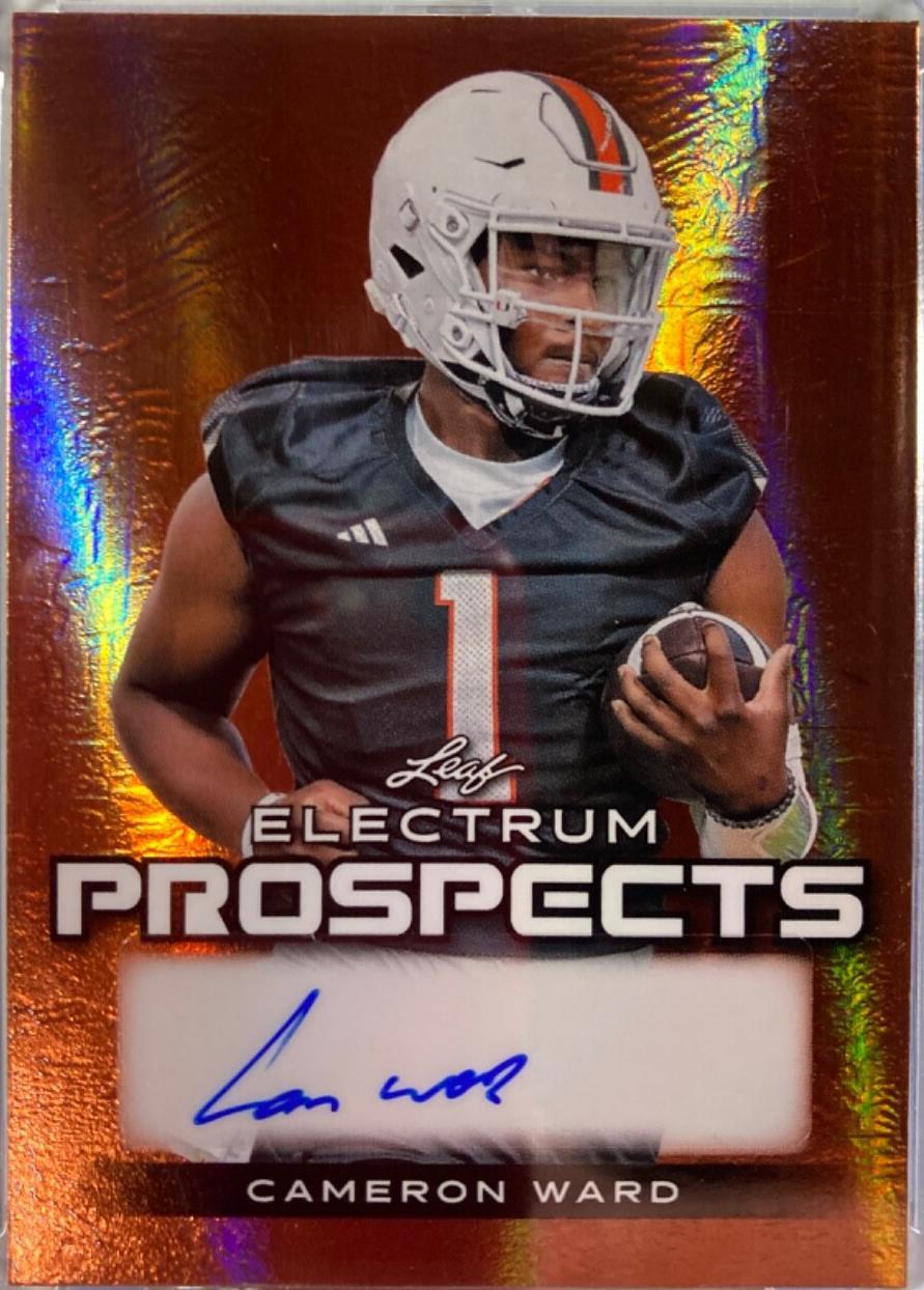 2024 Leaf Electrum - Prospects Autographs Cameron Ward #PA-CW2 Bronze ...