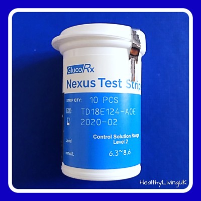 GlucoRx Nexus Test Strips - For GlucoRx Nexus, Mini Ultra & Voice ...