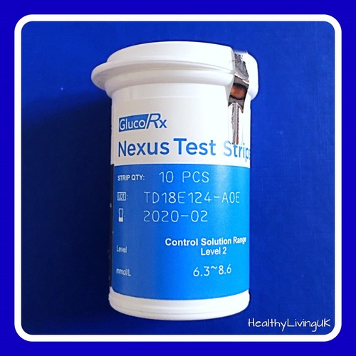 GlucoRx Nexus Test Strips - For GlucoRx Nexus, Mini Ultra & Voice ...