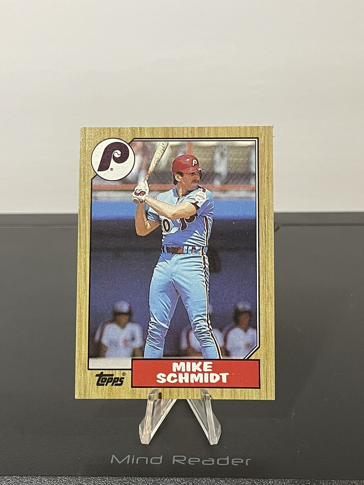 1987 Topps 430 Mike Schmidt Philadelphia Phillies Baseball Error Card ...