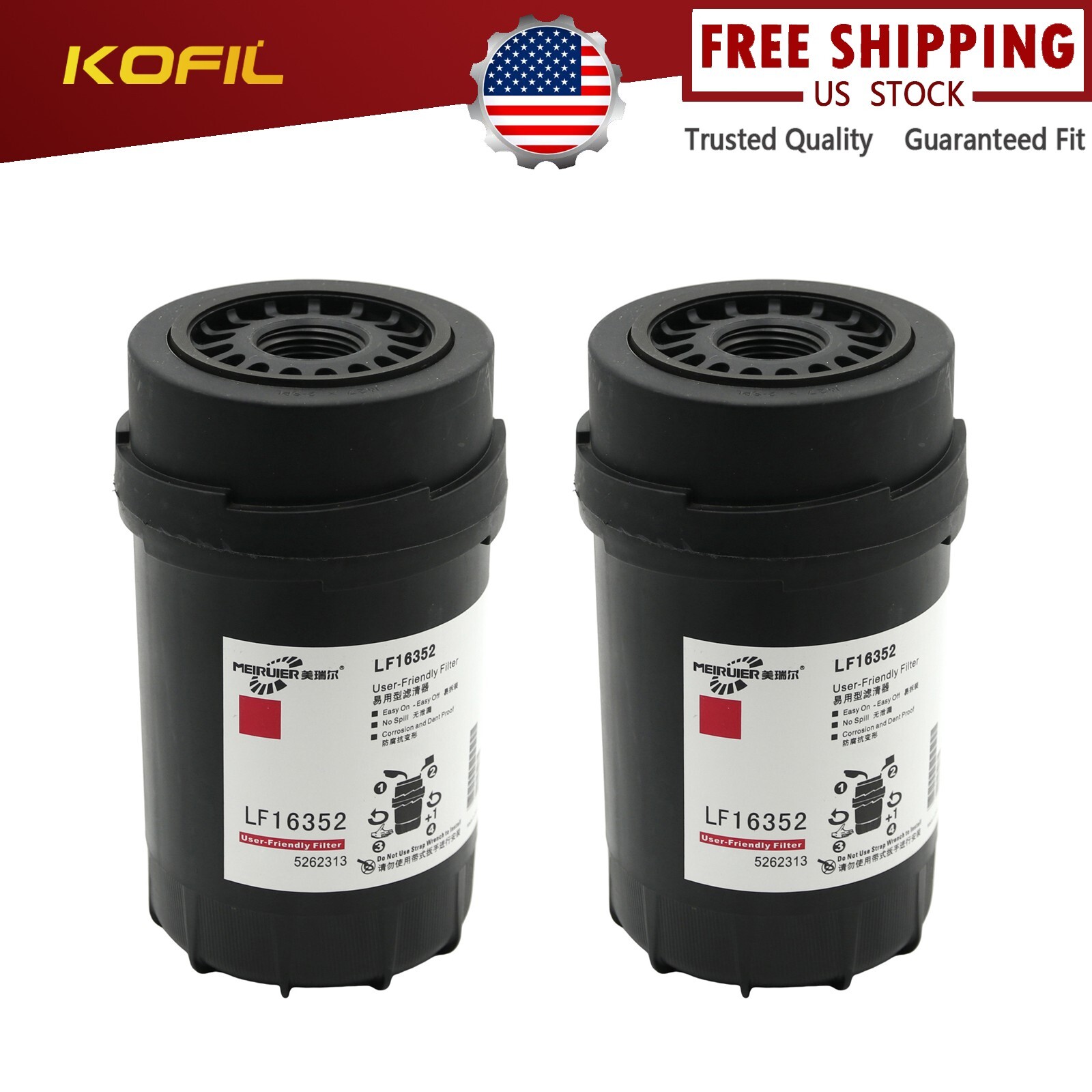 FLEETGUARD LF16352 - cross reference oil filters | oilfilter ...