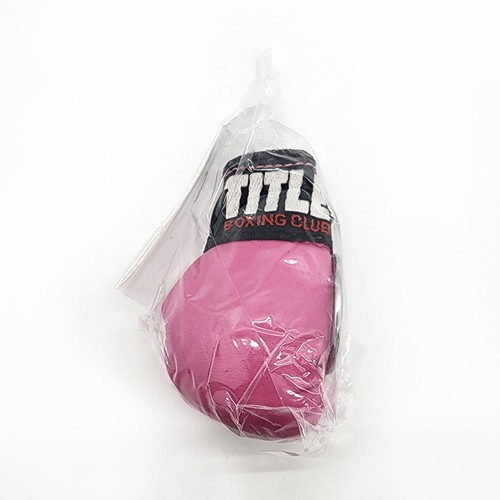 Title Boxing Club Glove Keychain Key Ring Miniature 3" Pink Boxer Gift ...