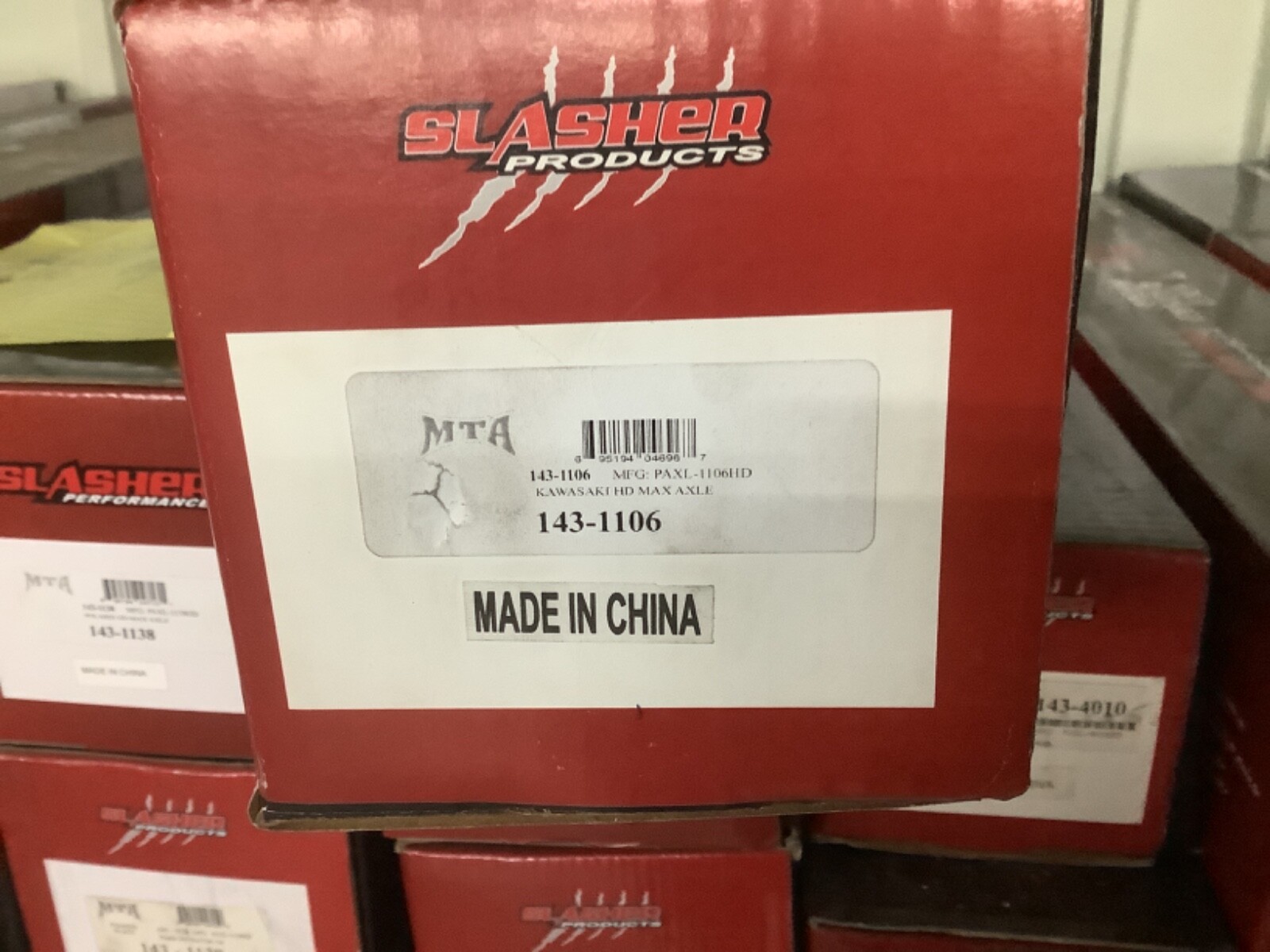 Slasher Heavy Front Duty Axle 2005-2020 KVF750 Brute Force PAXL-1106HD ...