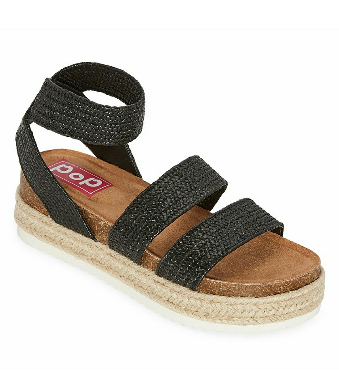 Pop Paradiso Women's Footbed Sandals Size 9.5M New | eBay