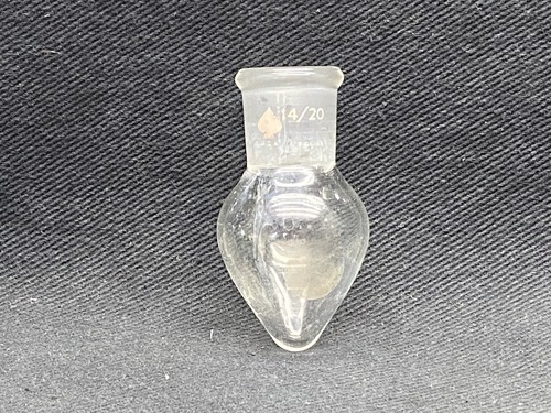 ACE Glass 10mL Single Neck Pear Shaped Heavy Wall Boiling Flask 14/20 ...