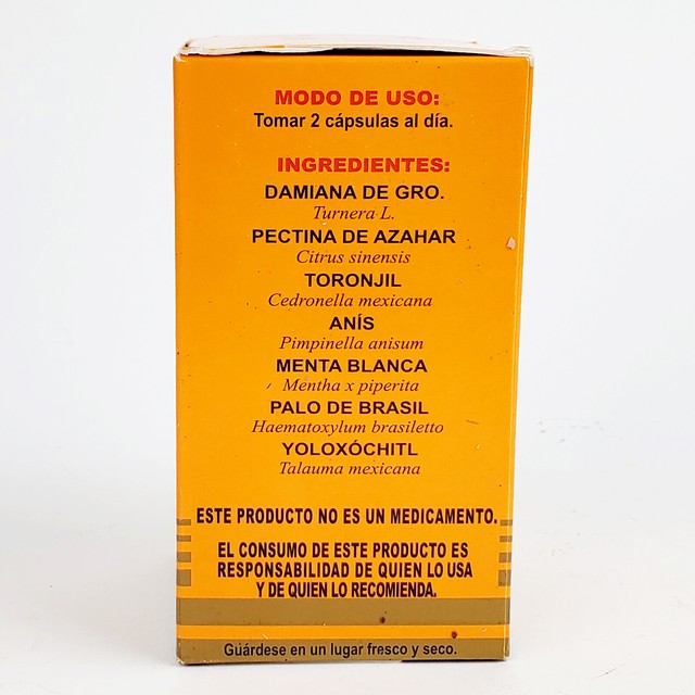 Ervioxil 50 CAPSULAS Azteca Palo De Brasil Menta Blanca Anis Toronjil ...