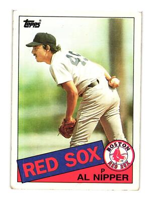 1985 Topps #424 Al Nipper Boston Red Sox | eBay