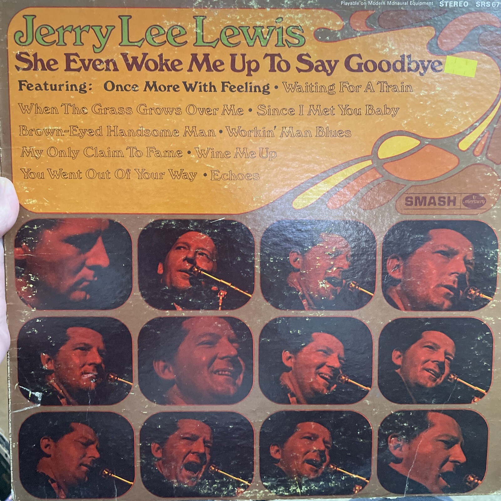 jerry lee lewis she even woke me up to say goodbye lp Smash SRS-67128 ...