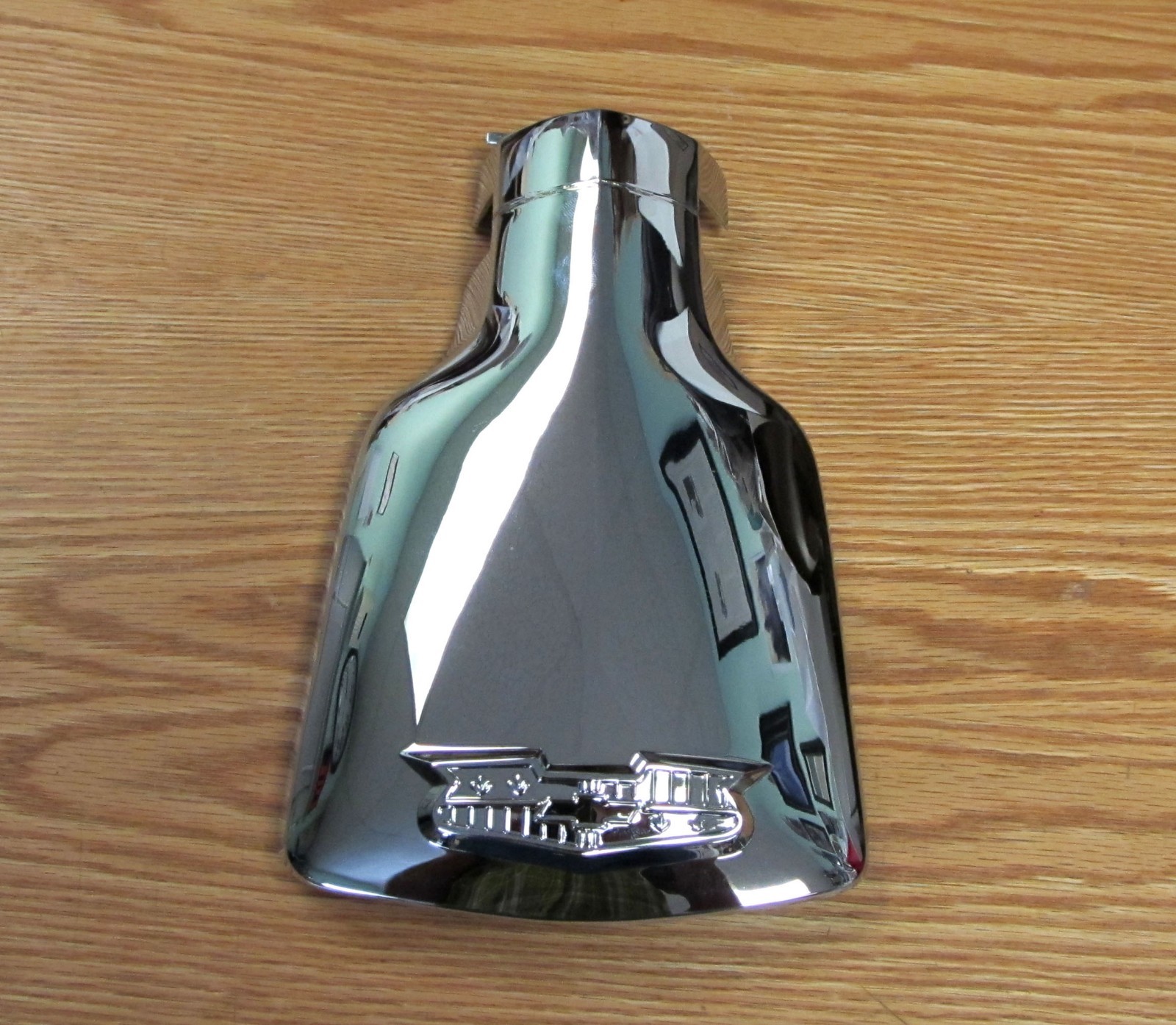 1955 1956 CHEVY CHROME EXHAUST EXTENSION with EMBLEM ** USA MADE ** | eBay