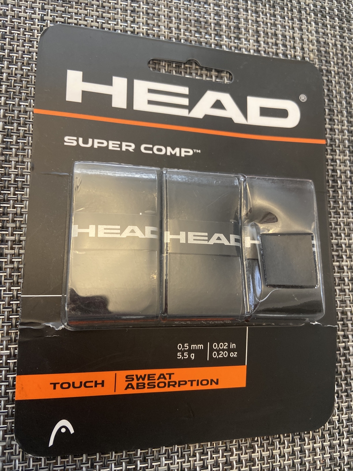 HEAD Super Comp Black Racquet Overgrip - 3 Pack Tennis Racket Grip Tape ...