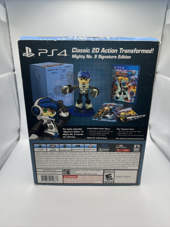 Mighty No. 9: Signature Edition Sony PlayStation PS4- Box - Fig ...