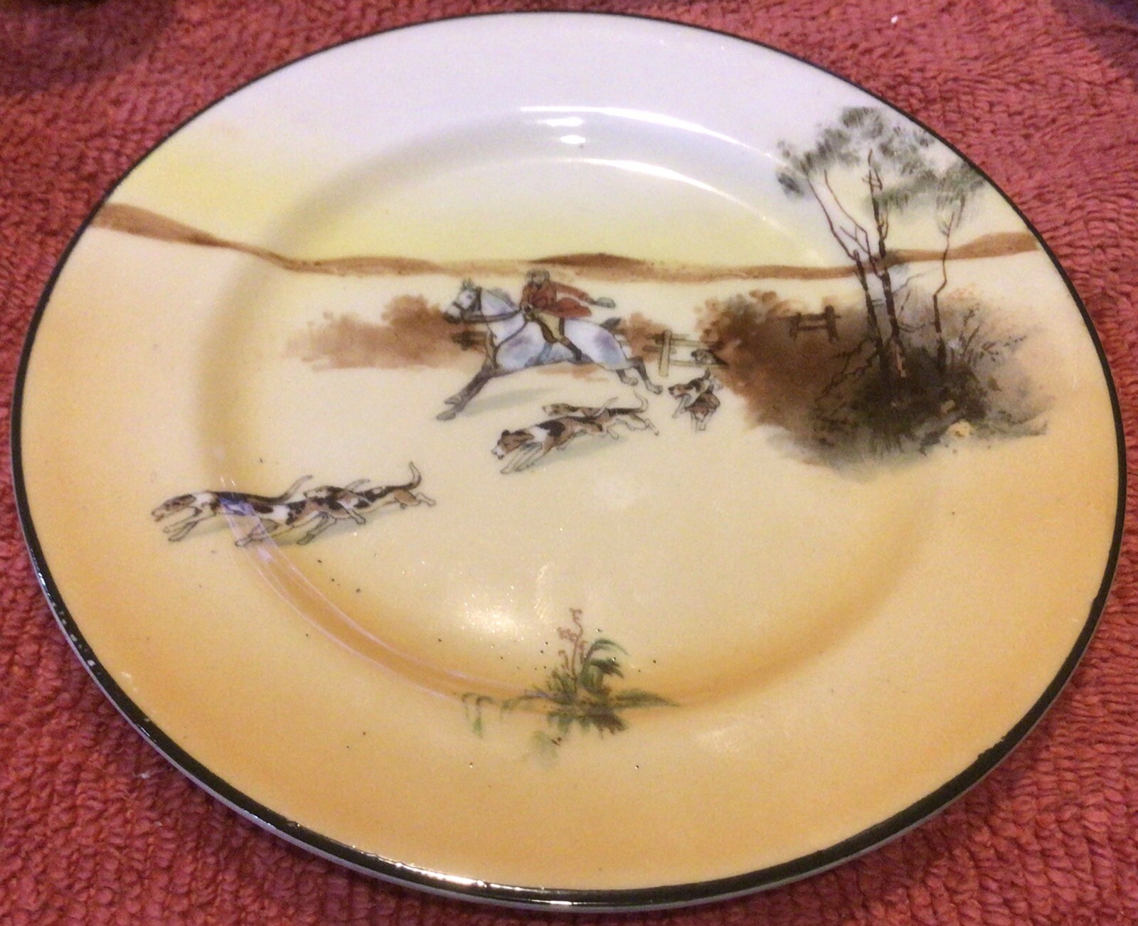 Royal Doulton John Peel Fox Hunting Series Ware 7 Inch Dessert Plate #3 ...