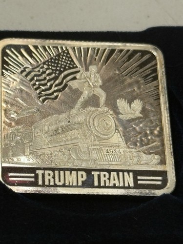 1 Ounce Silver Bar Donald Trump Trump Train | eBay