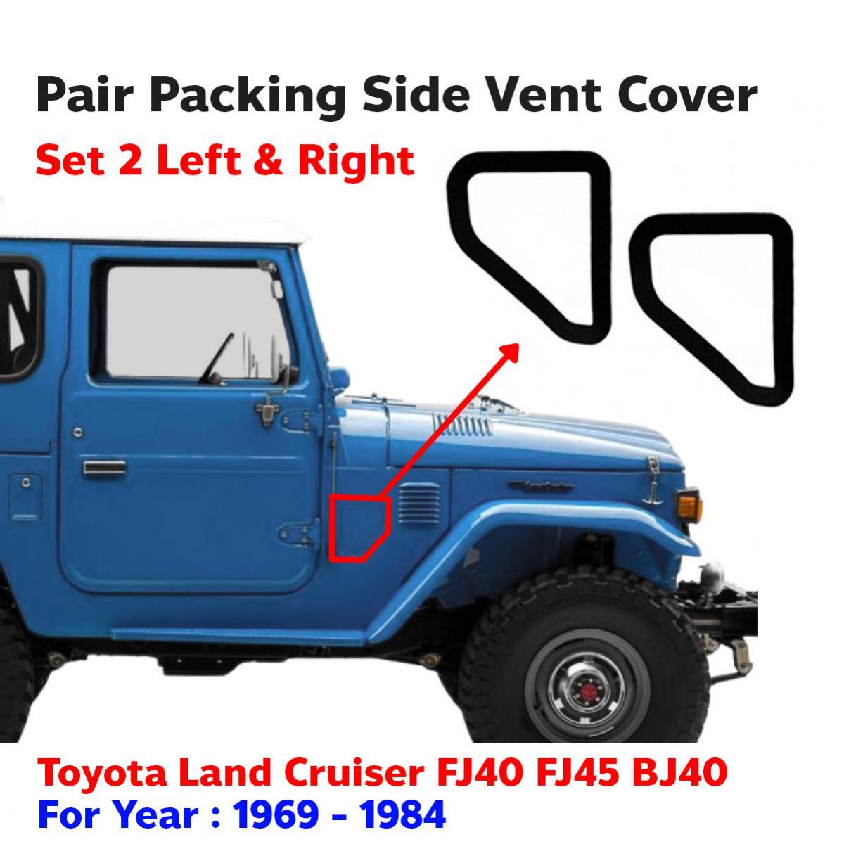 Rubber Seal Strip Packing Side Vent Cover For Toyota FJ40 Land Cruiser ...