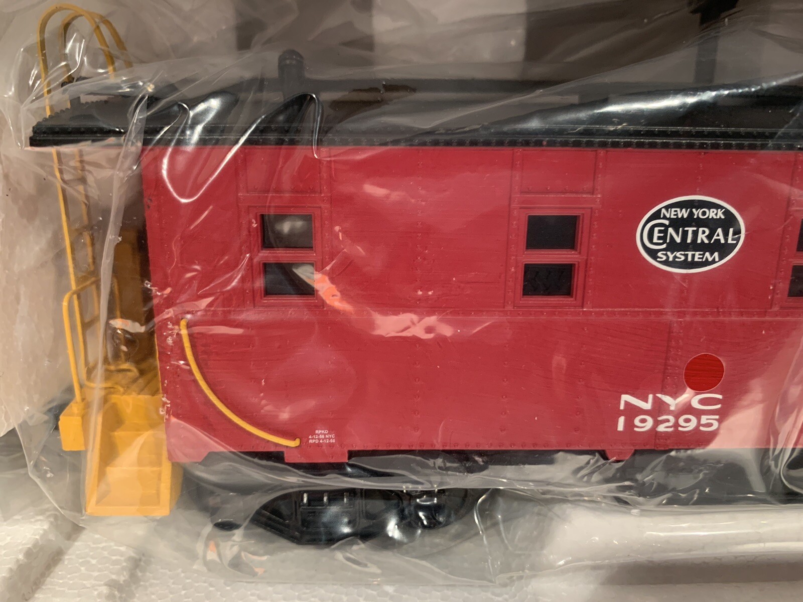 MTH PREMIER NEW YORK CENTRAL STEEL CABOOSE 20-91125! O SCALE TRAIN NYC ...