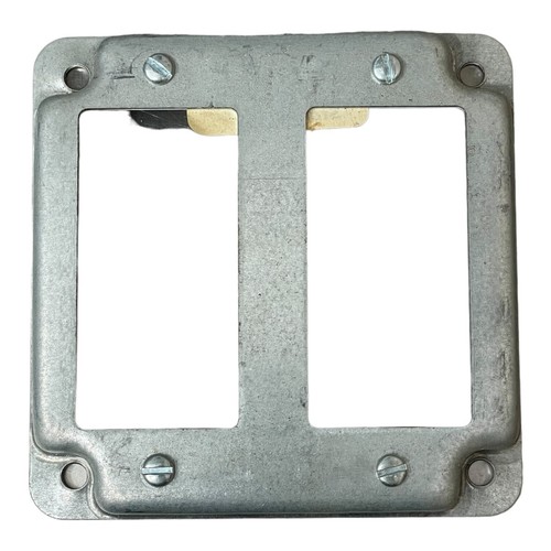 18 pcs 2 Gang Square Steel Electrical Box Cover 2 GFCI Receptacle ...
