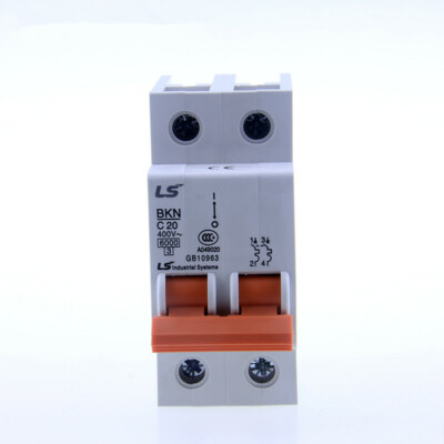 1PCS NEW LG (LS) Miniature Circuit Breaker Air Switch BKN 2P C20A Type ...