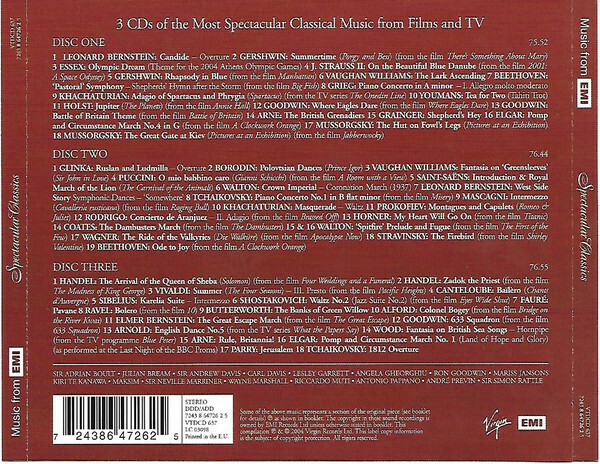 Spectacular Classics / 3 CD Box Set - 55 Triumphant Classical Anthems ...