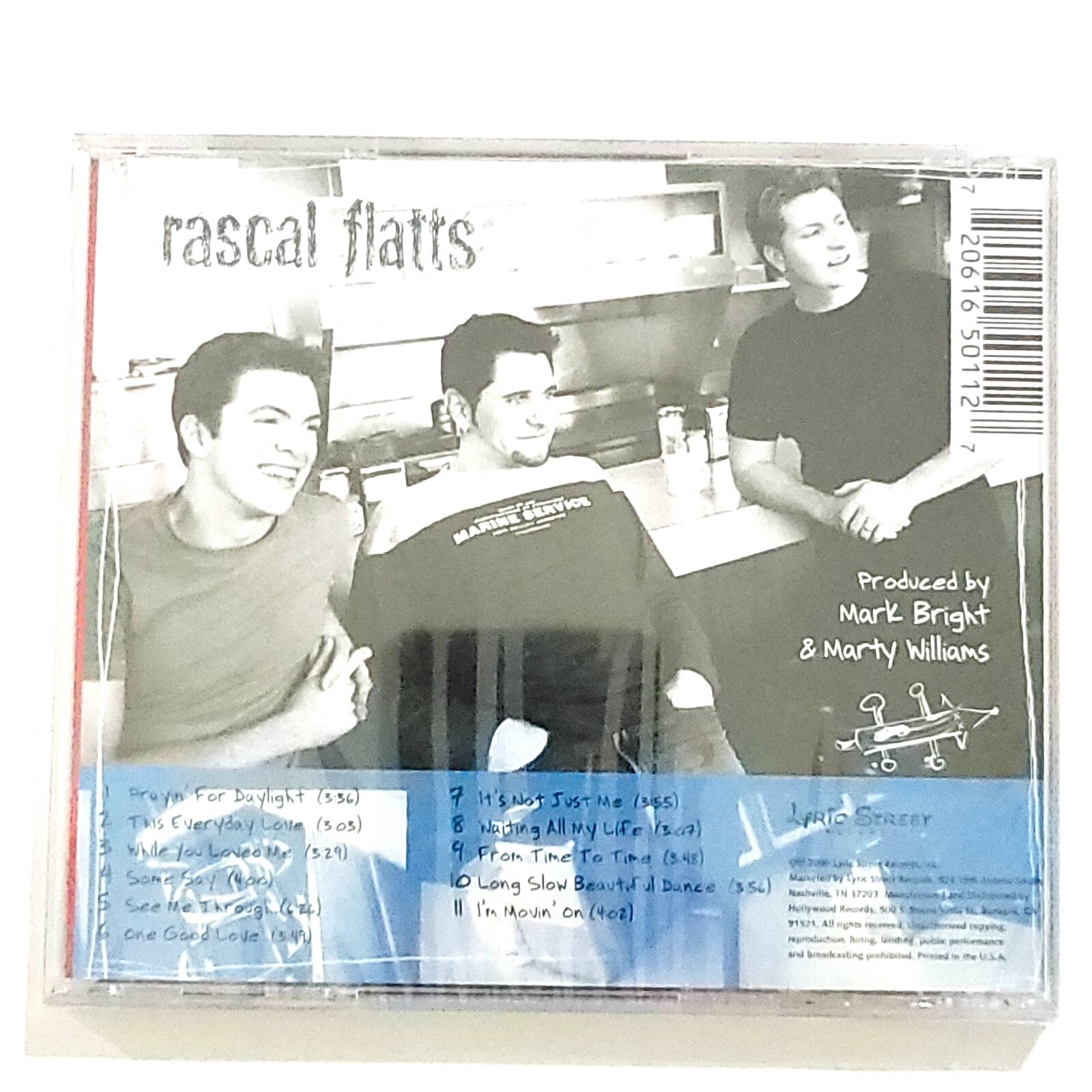 Rascal Flatts - Self Titled CD New Factory Sealed 2000 Lyric Street ...