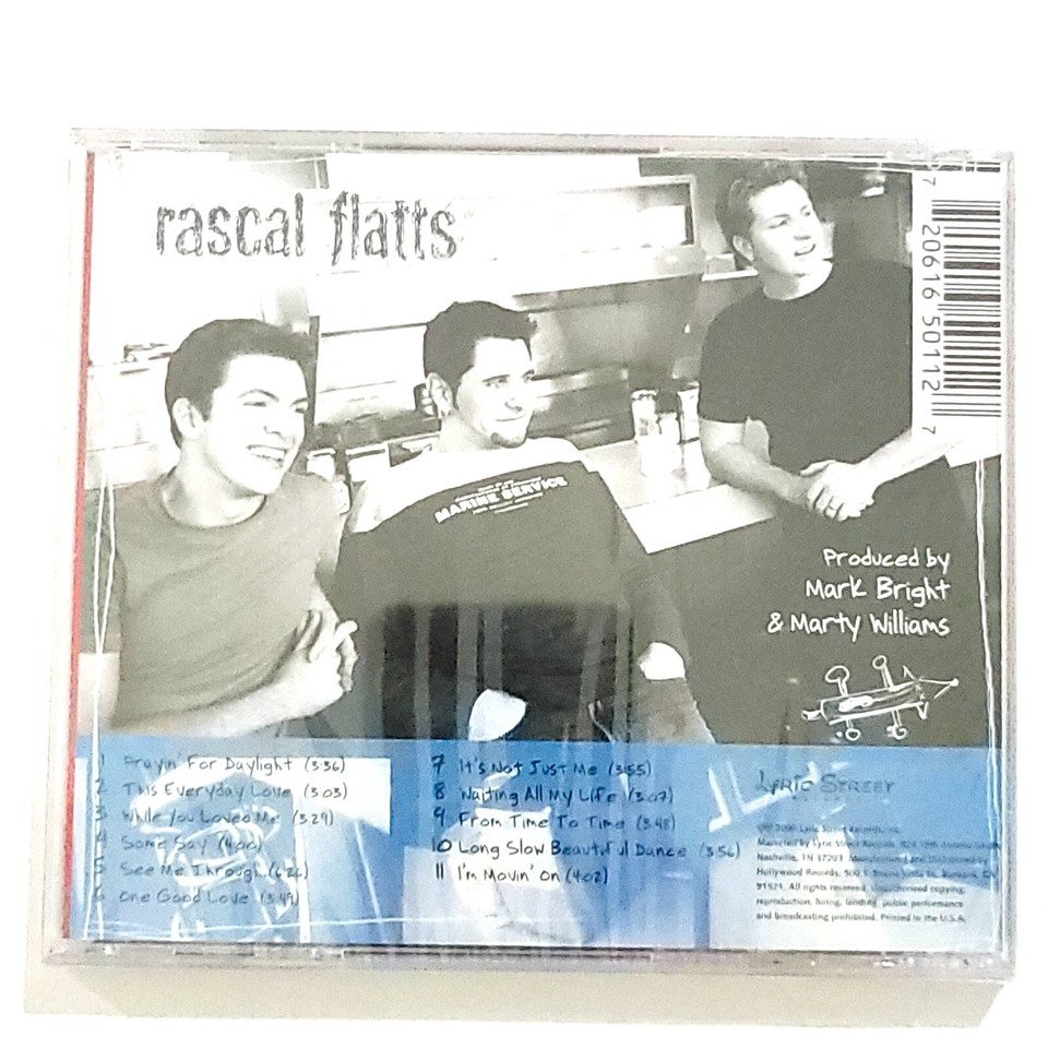 Rascal Flatts - Self Titled CD New Factory Sealed 2000 Lyric Street ...
