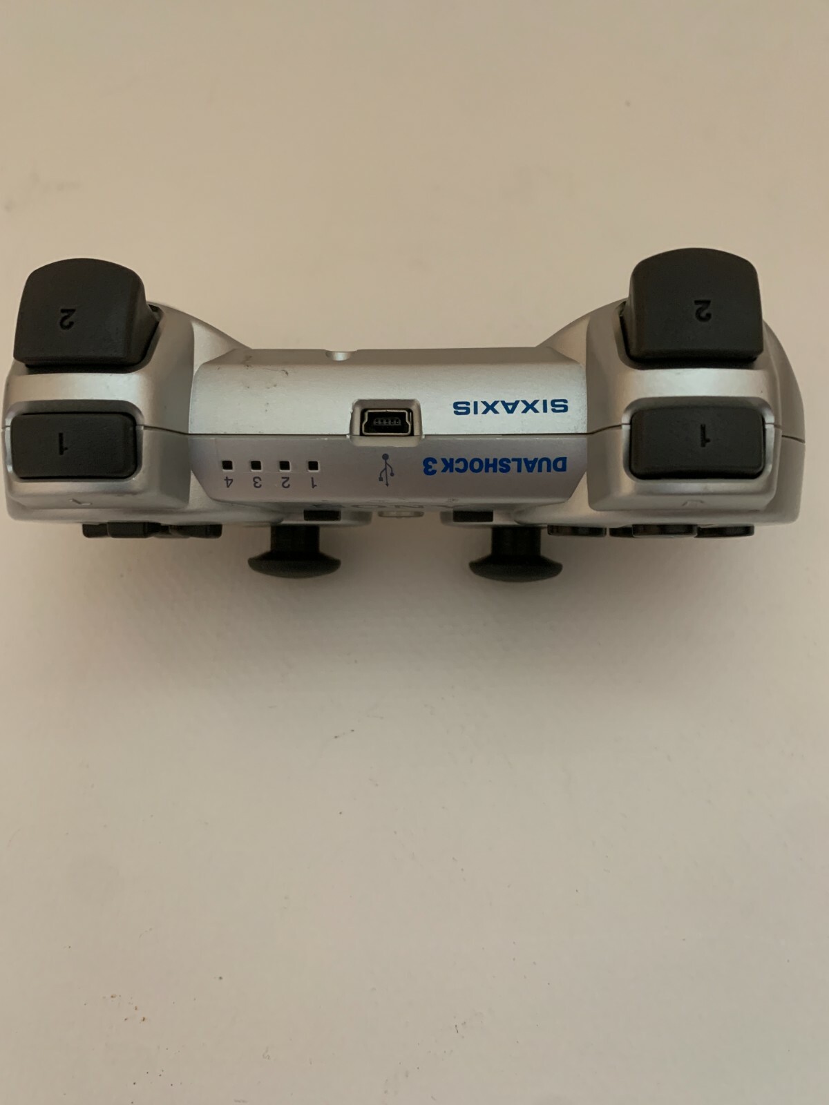 Sony Playstation 3 PS3 DualShock3 Sixaxis Controller Silver Genuine OEM ...