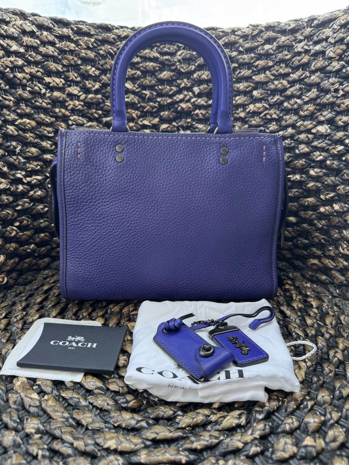 Coach X Disney Purple Rogue 25 Rare Straps missing - Gem