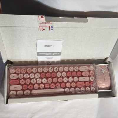 MOFII Wireless Keyboard and Mouse Pink Great ASMR keyboard | eBay