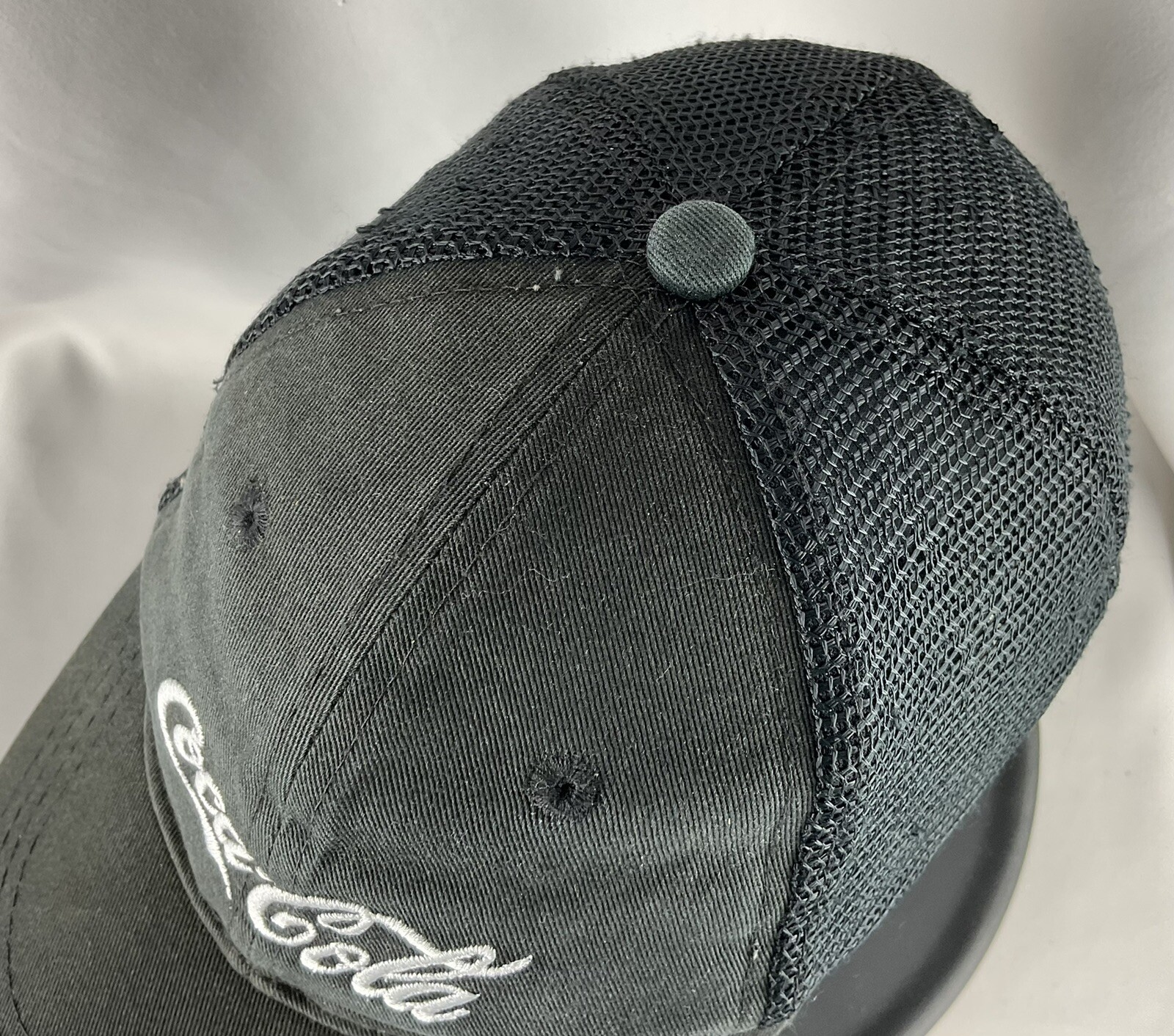 Vintage Coca-Cola Coke Baseball Trucker Hat Cap - Gem