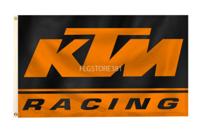KTM Racing Flag Banner 3X5Ft Sportmotorcycle Wall Decor Flag Garage ...