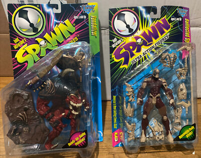 1996 Vandalizer Spawn & Battleclad Spawn Ultra-Action figures MIB Todd ...