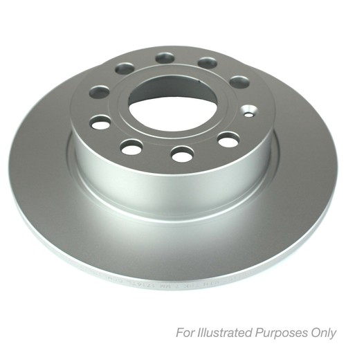 2x Brake Discs Pair Solid For VW Polo 6R 2.0 R WRC Comline Rear ...