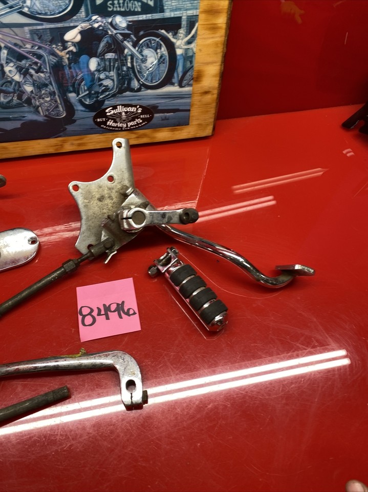 Shovelhead Harley Mid Control Brake Foot Peg Mount Chopper Fx Shovel ...