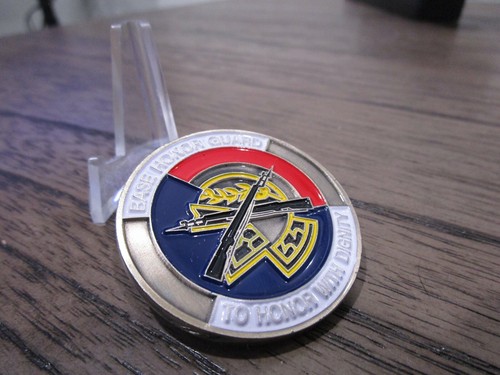 USAF Ellsworth AFB SD Base Honor Guard Challenge Coin #222L ET | eBay