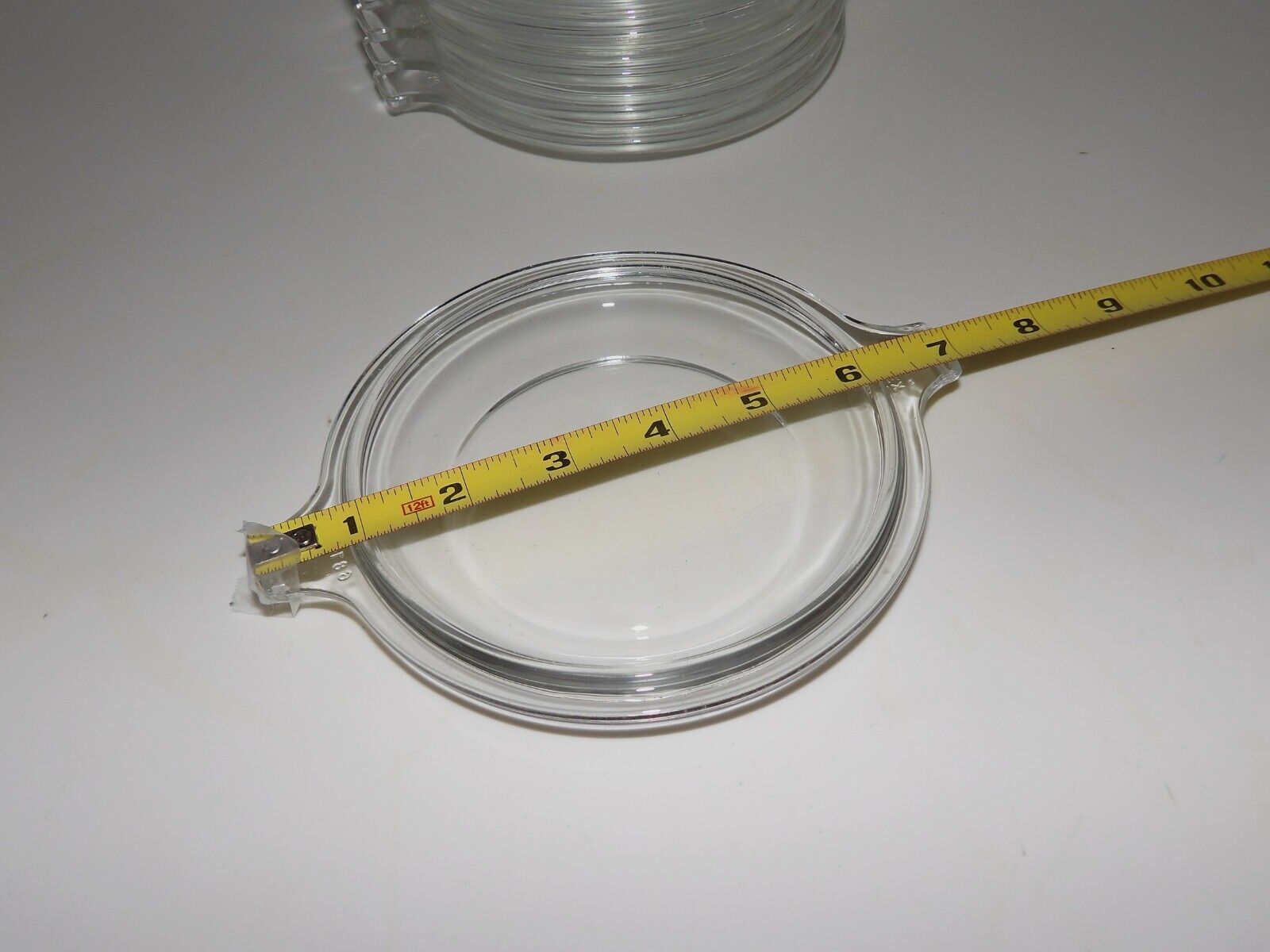 Pyrex 681-C Vintage Clear Glass Casserole Tabbed Replacement Lid Only ...