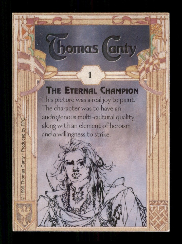 1 The Eternal Champion Thomas Canty 1996 FPG Fantasy Art Card TC CC | eBay
